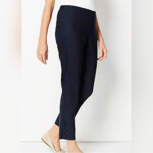 J. Jill | Pants & Jumpsuits | J Jill Linen Stretch Button Hem Ankle ...